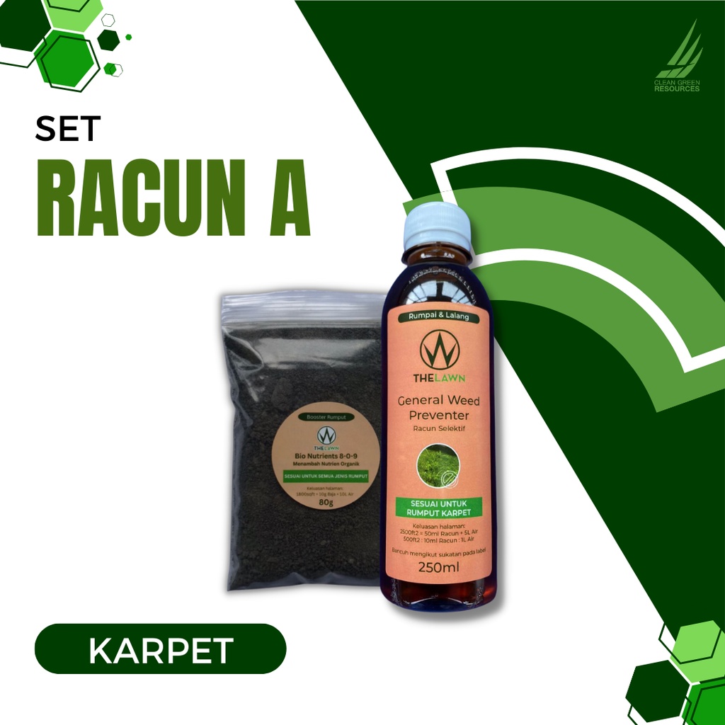 Set Racun Rumput Karpet philipine dan jepun Racun Rumpai Racun Lalang ...