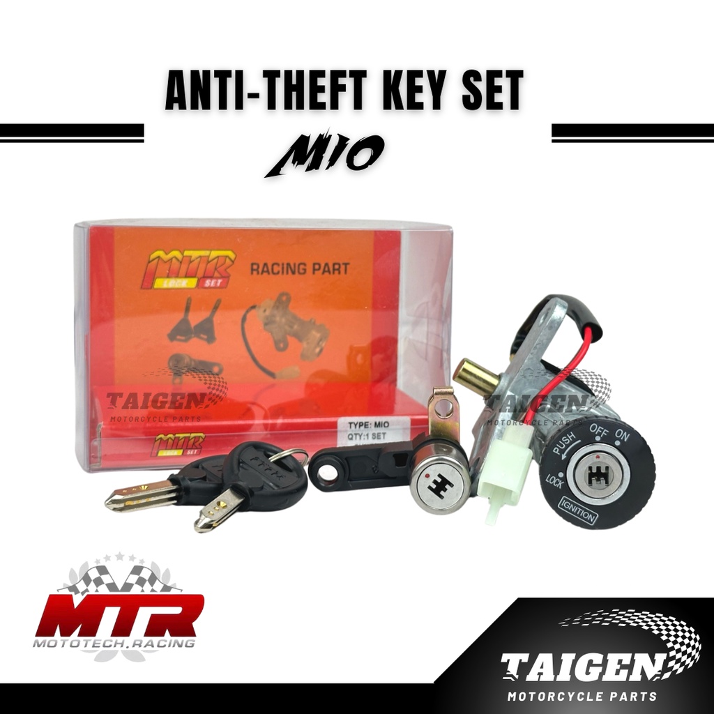 MTR Anti-theft Key Set Mio | Shopee Malaysia