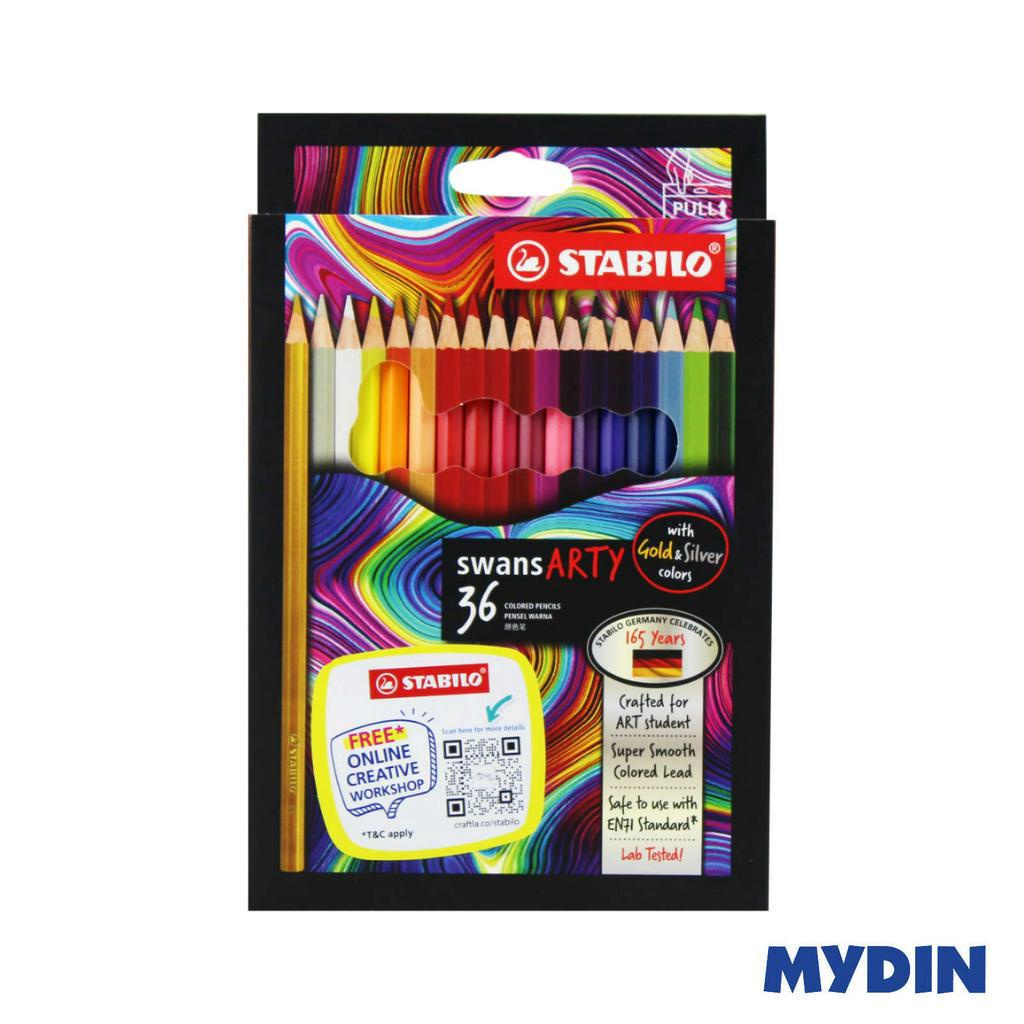 STABILO Swans ARTY Colored Pencil box of 36 pcs | Shopee Malaysia