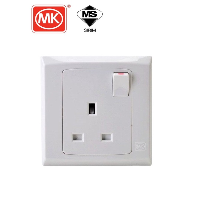 MK Switch Socket E2757SRWHI | Shopee Malaysia