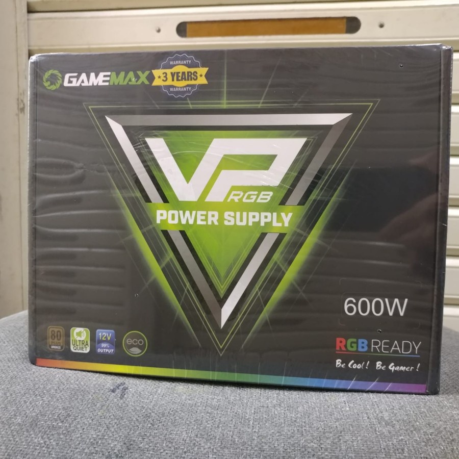 Gamemax VP 600w RGB Power Supply | Max 80 Plus Bronze Game Power Supply ...