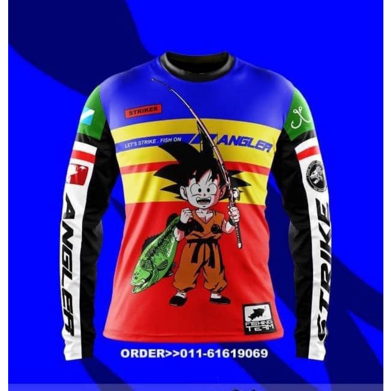 Baju Pancinglengan Panjang Fishing Shirt ANGLER Baju Pancing Cotton UV ...