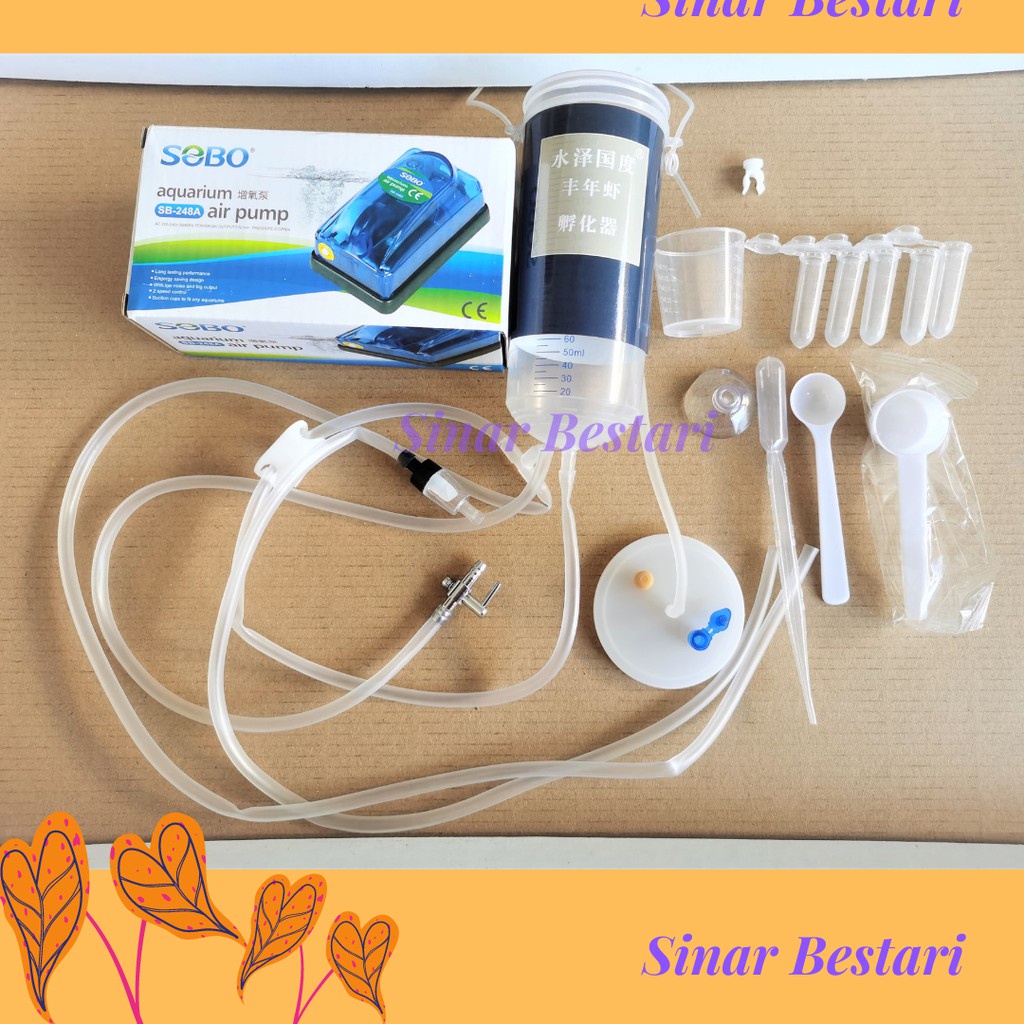 A Set BBS Artemia Hatching set Brine Shrimp Set Tetas BABY Fish Food ...