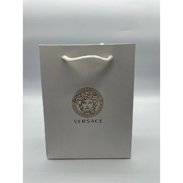 ORIGINAL_VERSACE PAPER BAG (WHITE) | Shopee Malaysia