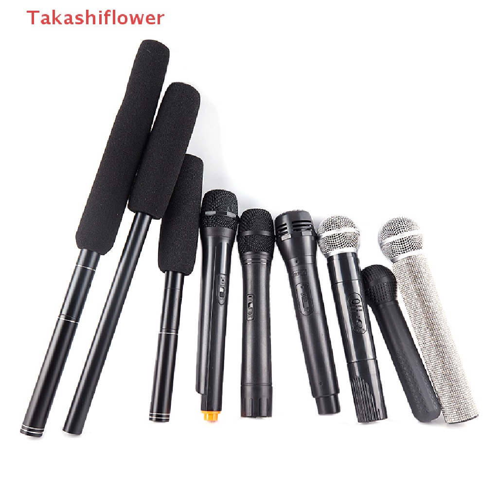 (Takashiflower) Fake Prop Microphone Props Artificial Microphone Prop ...