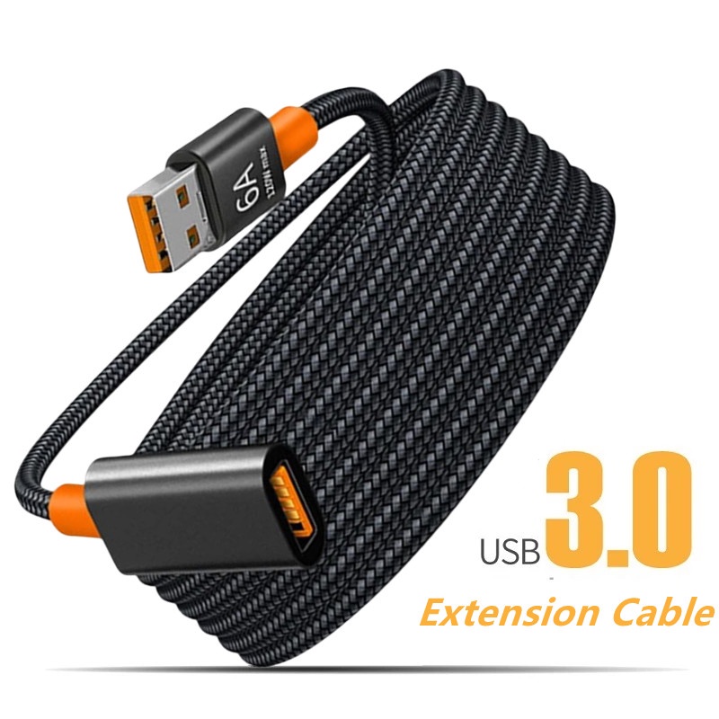 USB 3.0 Extension Cable Male-To-Female High-Speed Transmission Data ...