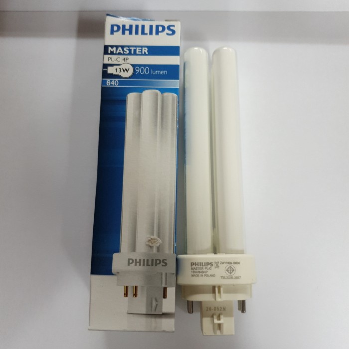 Philips Master Pl-C 13W Plc Lamp 13W 4P 827 830 840 865 4pin | Shopee Malaysia