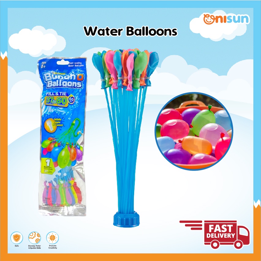 [Wholesale] 37 Pcs Fast Fill Self-Tying Water Balloons Bunches | Fun ...