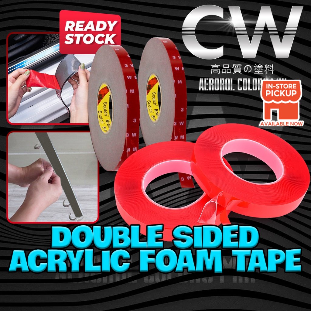 Sticky Double Sided Tape 】 Traceless Washable Reusable Adhesive Nano ...