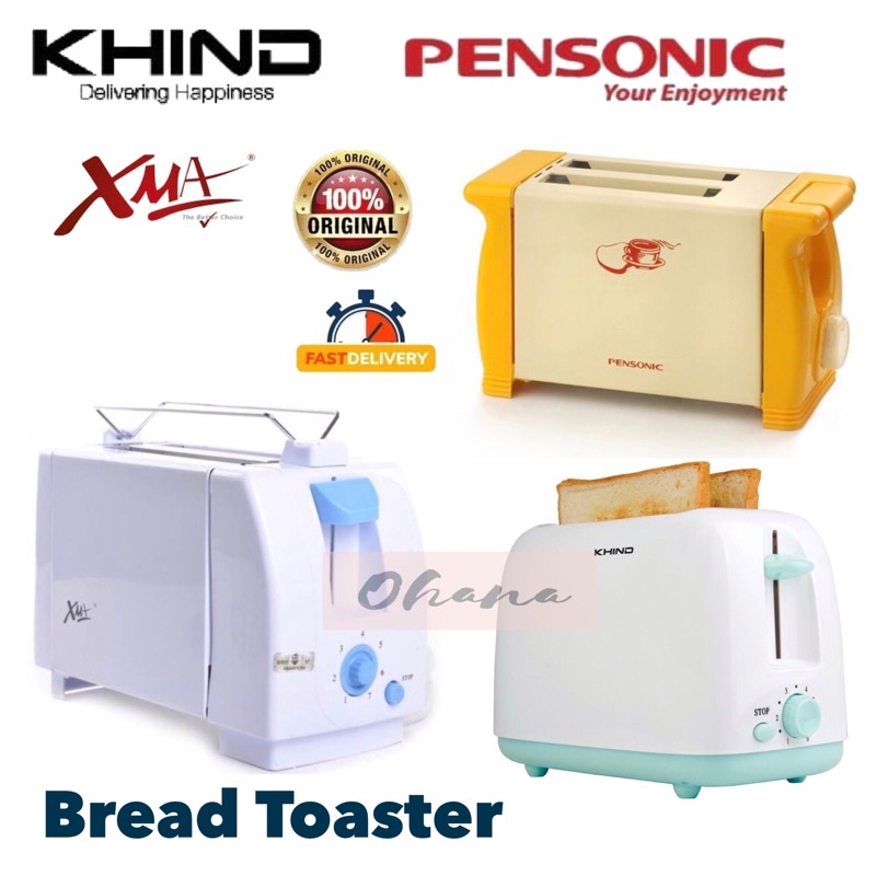 PENSONIC KHIND XMA 2SLICES BREAD TOASTER SANDWICH MAKER AK3N PT-928 ...