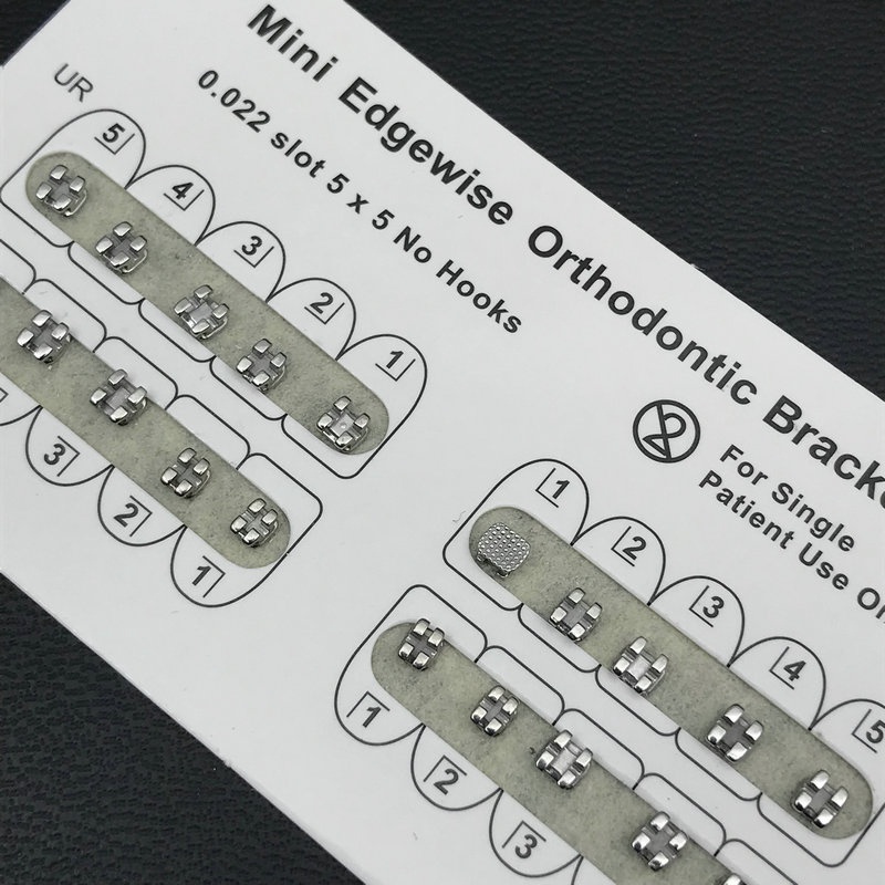 Dental 20pcs/pack 022 Mini Edgewise Orthodontic Brackets No Hook ...