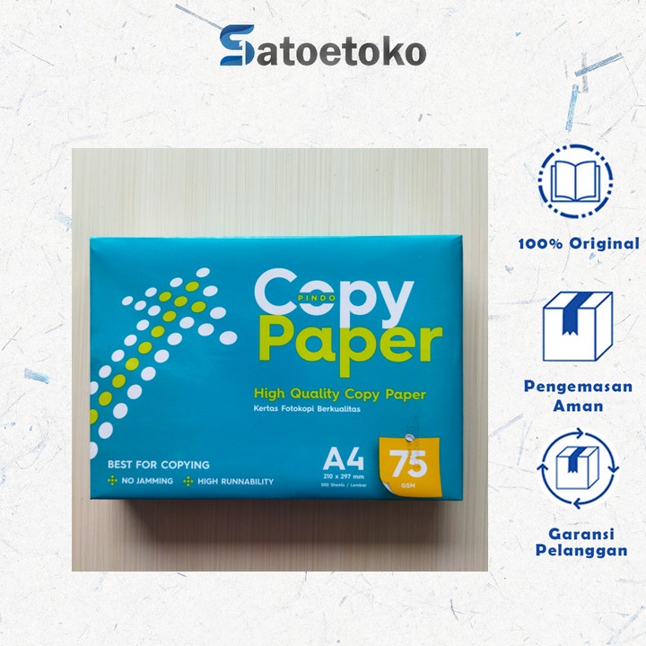 Hvs F4 / A4 Paper 75gr / 75 gram Copy Paper / Copypaper - 1 Ream (500 ...