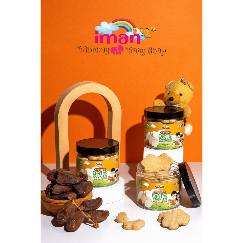 Fawwaz Cookies Kurma 7m+ (Unsaletd butter, unbleach flour, cornflour ...