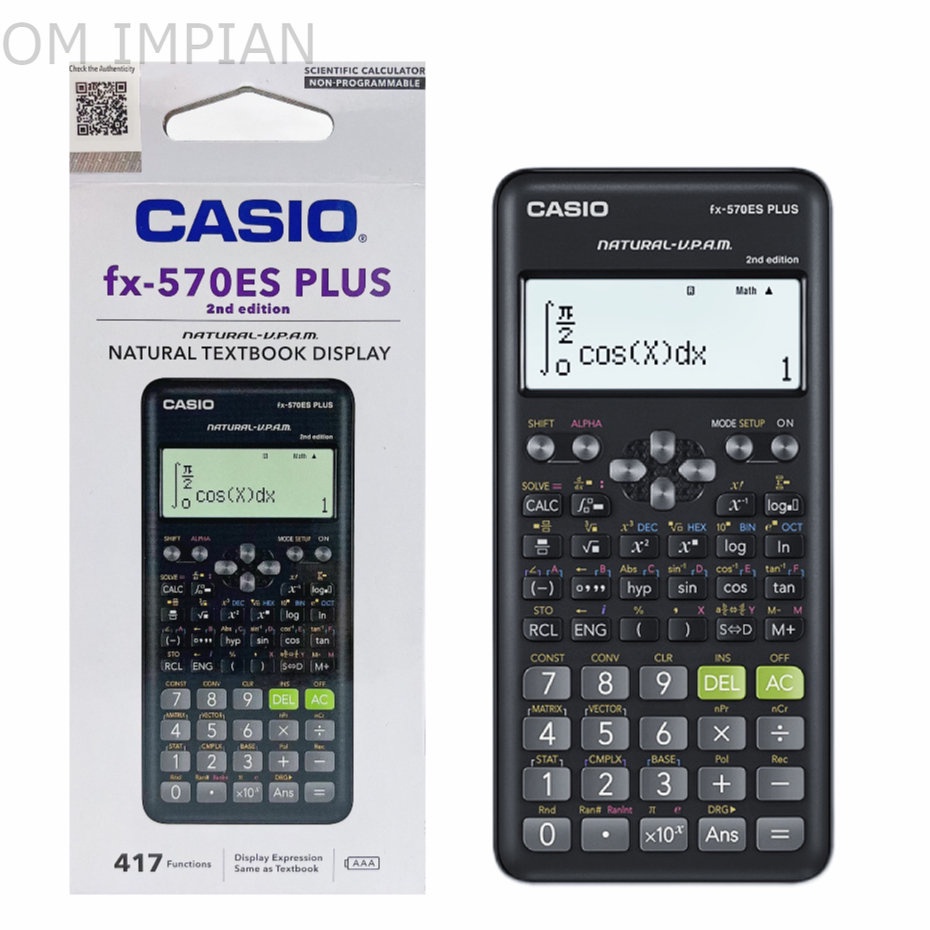 CASIO CALC FX-570ES PLUS-2 | Shopee Malaysia