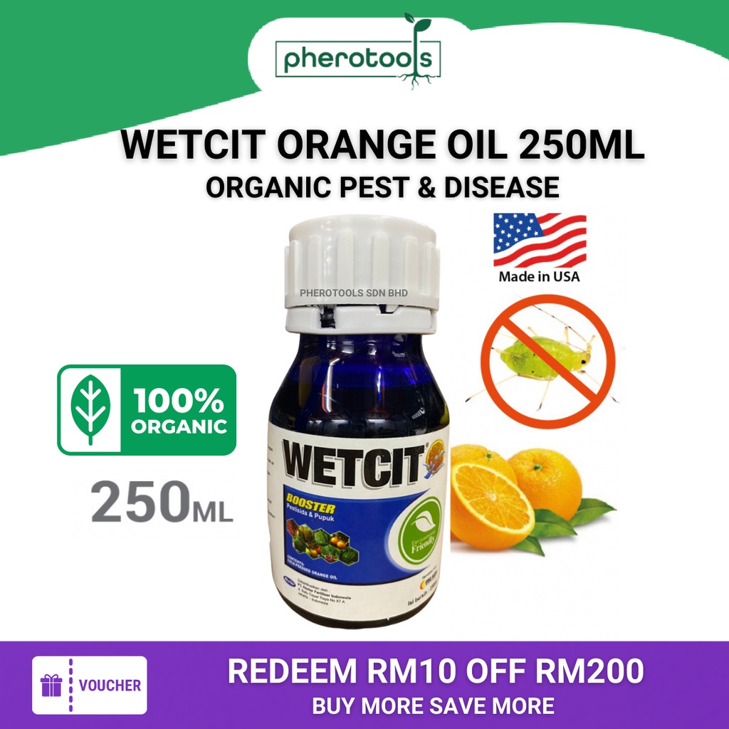 Pherotools 250ML WETCIT Orange Oil - Natural Pest & Disease Control For ...