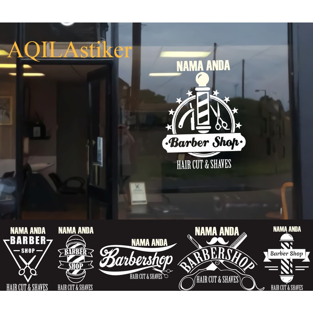 Sticker BARBER SHOP Hair Cut Hair Cut Sticker BARBERSHOP Hair Cut ...