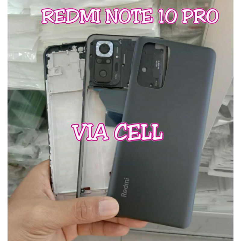 Redmi Note 10 Pro Fullset Casing Housing Complete with 3 Lcd Frame ...