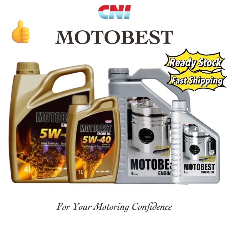 🔥Ready Stock🔥CNI 100% ORIGINAL Motobest Engine Oil 引擎油 | Shopee Malaysia