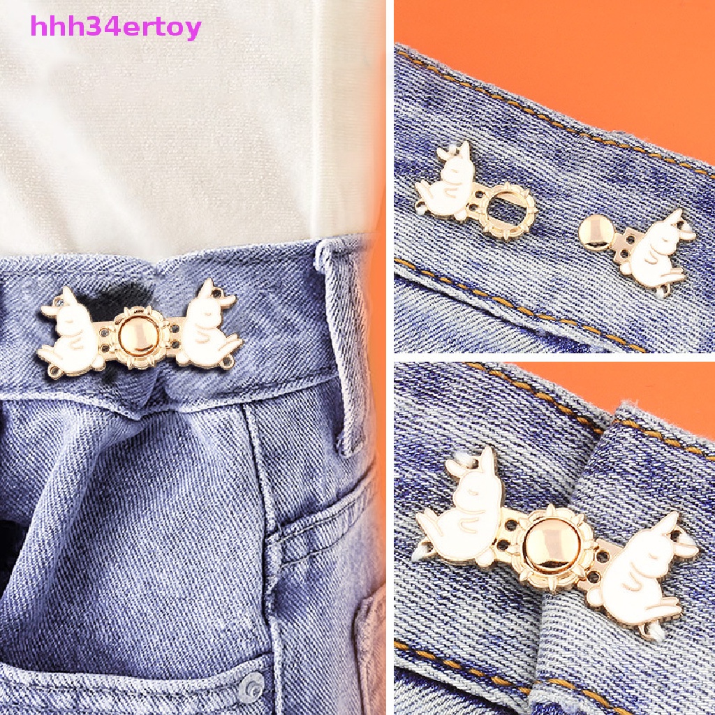 hhh34ertoy> Jeans Waist Buckle Waist Closing Tighten Waist Button ...