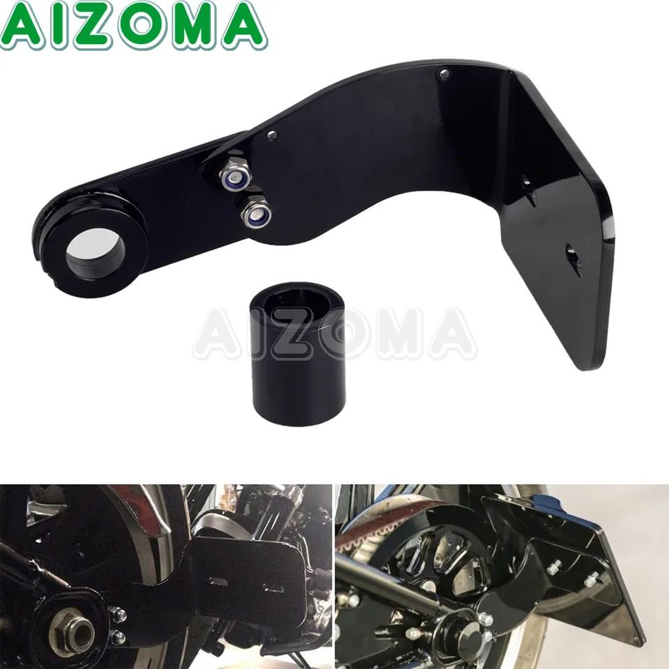 Motorcycle Black Side Mount License Plate Bracket Registration Plate ...
