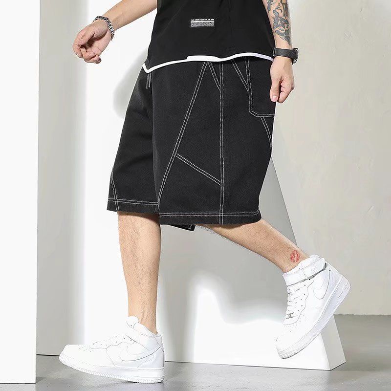 【M-8XL] Thin Oversized Shorts for Men, Loose and Fattening, Fast Drying ...