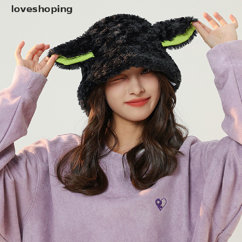 [loveshoping] Handmade Sheep Baa Bucket Hat Lolita Sheep Cap with Ears ...