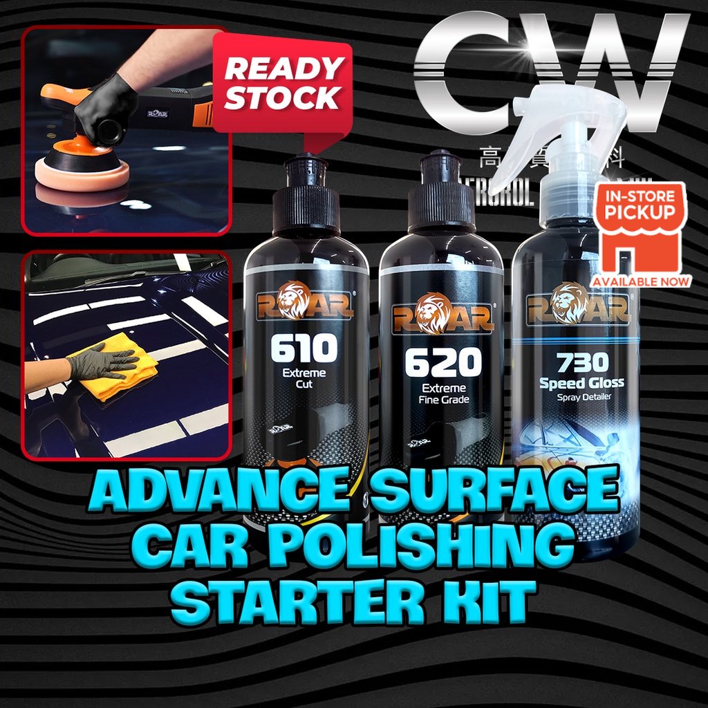 ROAR Advanced Surface Finishing Starter Kit (610, 620, 730) 250g Value ...