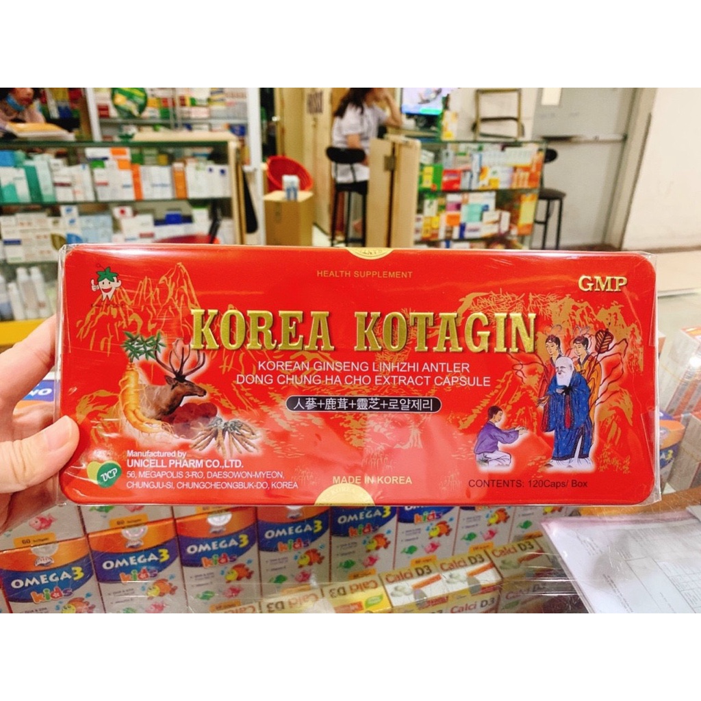 Korean Kotagin Ginseng Tablets 120 Korean Tablets - Health Enhancement ...