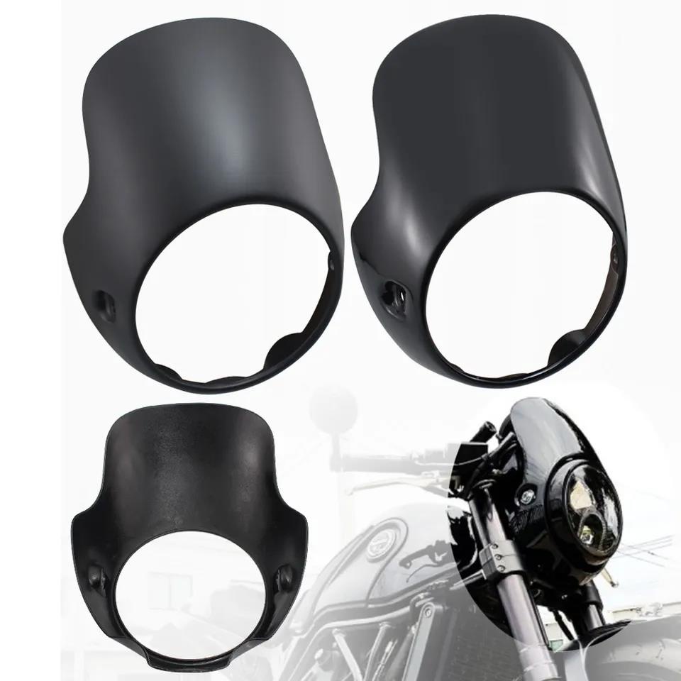 7" Motorcycle Headlight Fairing Mask Cowl for Triumph BONNEVILLE T100 ...