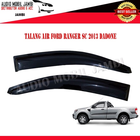 Door VISOR / CAR DOOR WATER GUTTER FORD RANGER SINGLE CABIN 2013 3M BIG ...