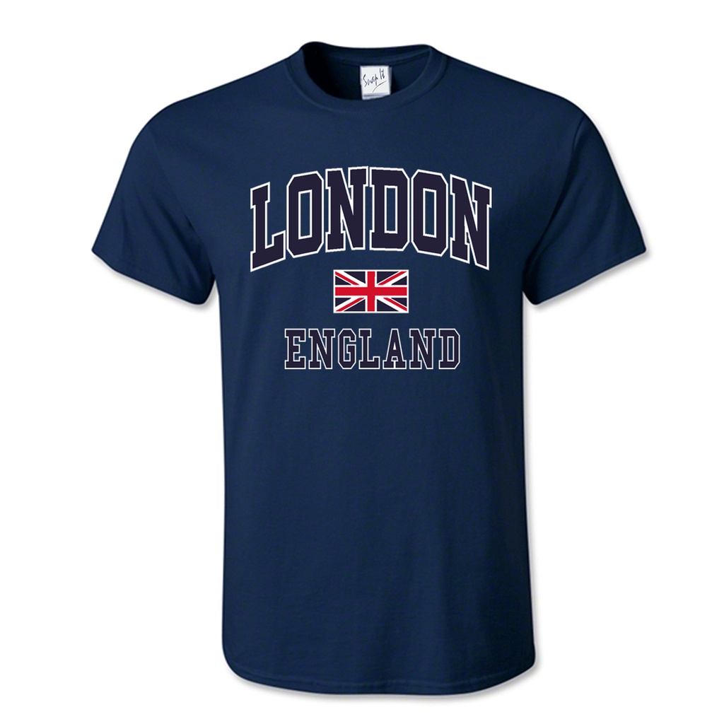 London England Unisex T-Shirt Union Jack Tee Trendy Great Britain Gift ...