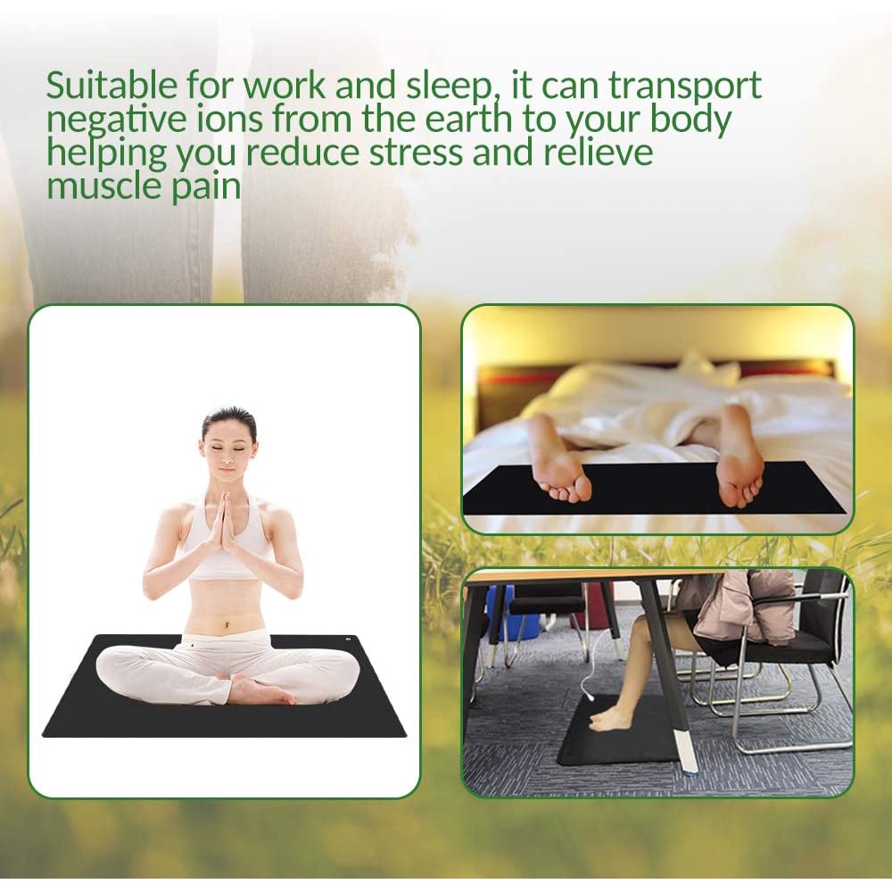 Grounding Mat, Earthing Mat, Reduce Pain, 25 * 68 CM Reconnect to The ...