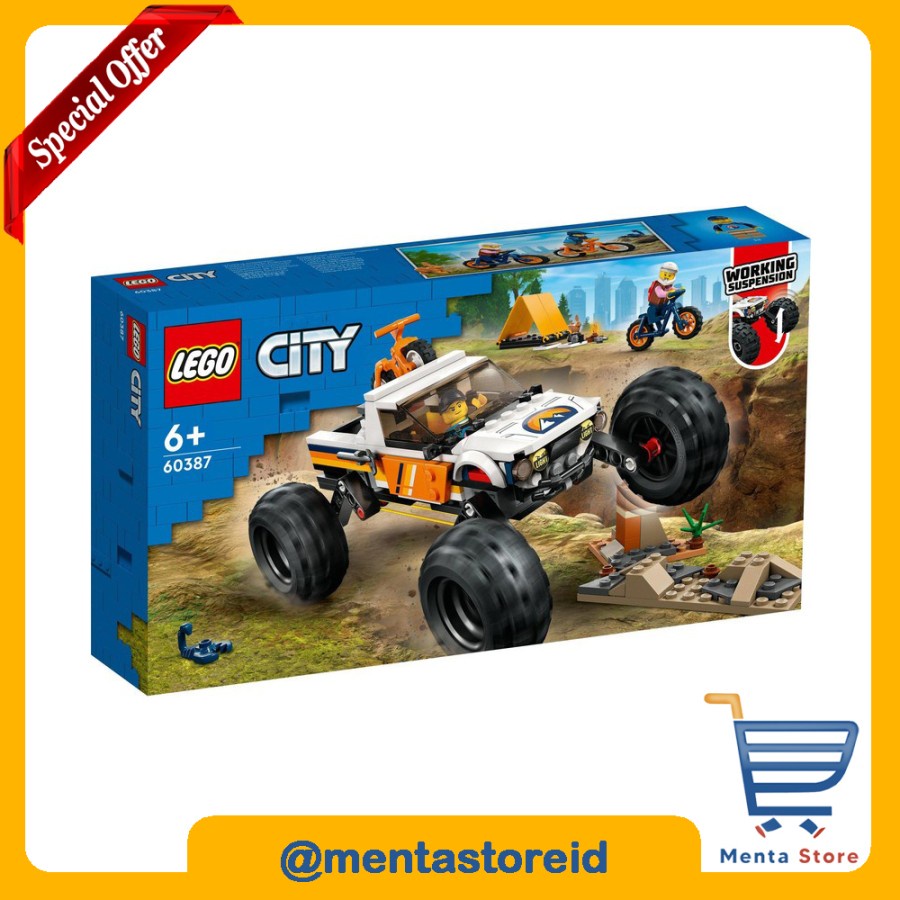 Lego City 60387 4x4 Off-Roader Adventures | Shopee Malaysia