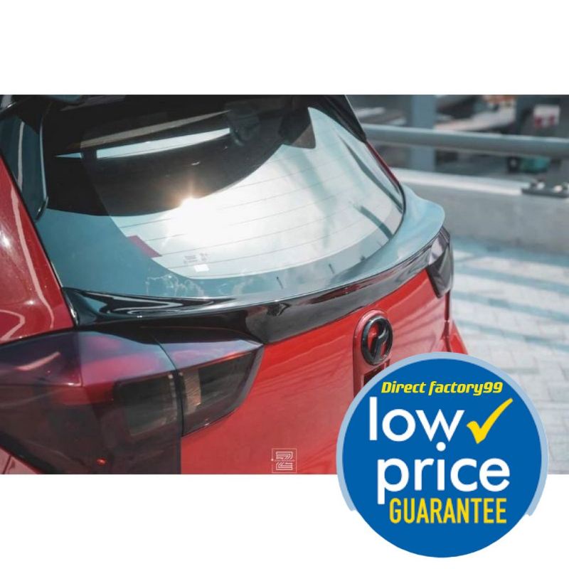 Myvi Gen3 mg3 boot rear center spoiler 2017-2021 without paint | Shopee ...