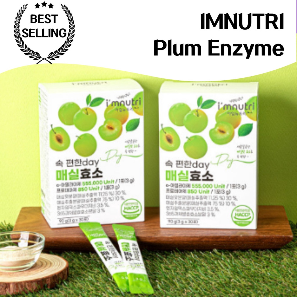 [IMNUTRI]Plum enzyme (3gx30sticks) Comfortable Digestive Constipation ...