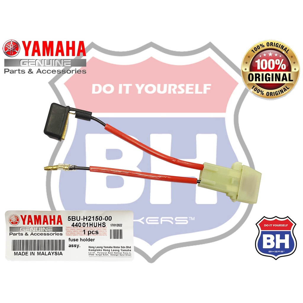 YAMAHA Y125 Y125Z Y125ZR 125ZR FUSE HOLDER WAYAR FUSE BATERI FUSE BOX BATTERY WIRE 100% ORIGINAL ...
