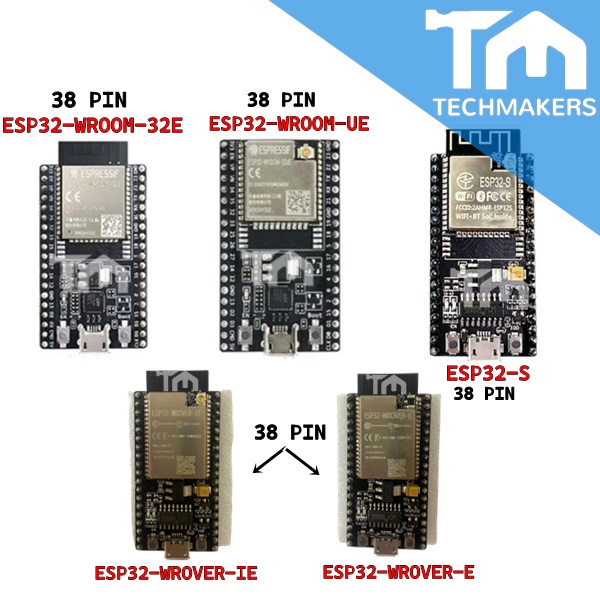 ESP32 NodeMCU IOT ESP-32/ESP32E/ESP32UE/ESP32S WROVER Wifi & Bluetooth ...