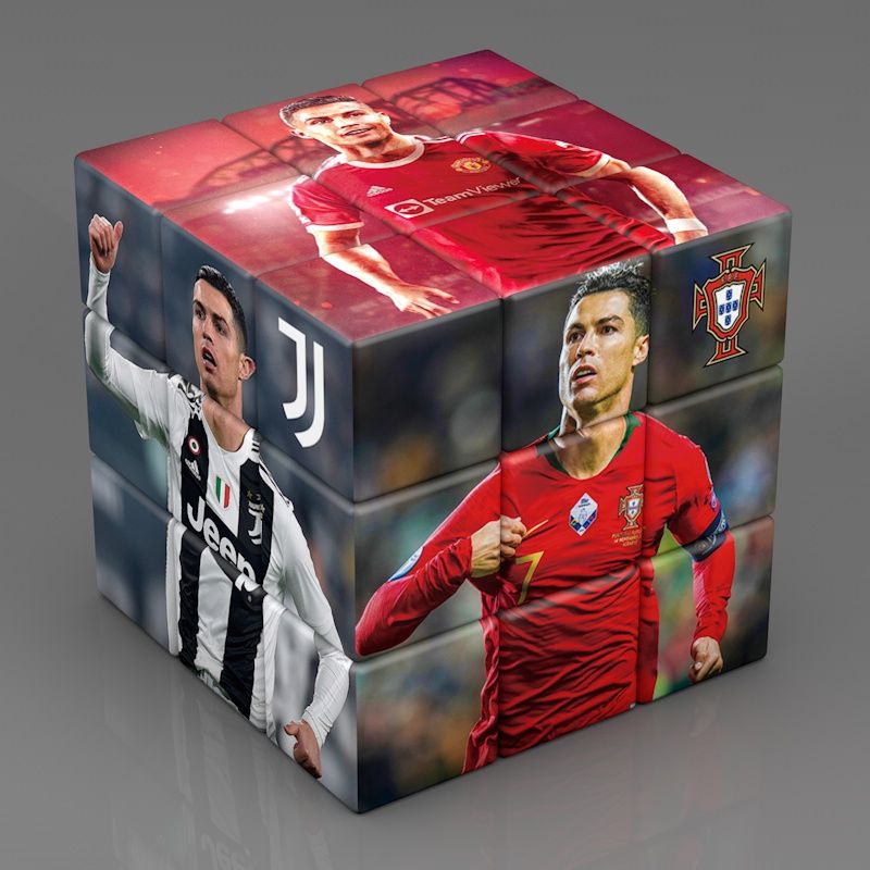 C Romesi Rubik's Cube --Ronaldo, messi football souvenirs around kobe ...