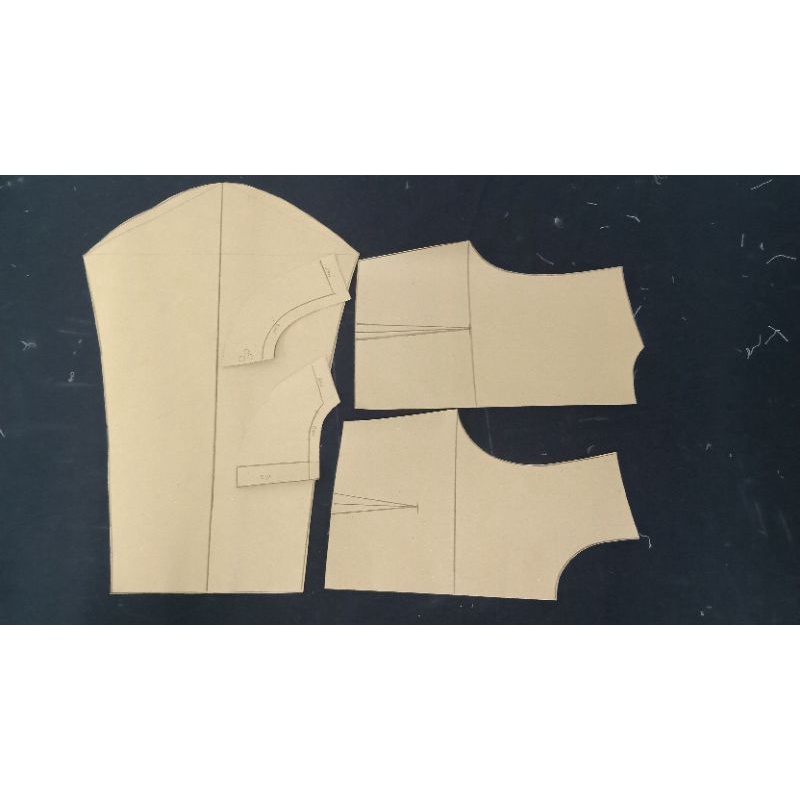 pola asas dewasa/pola basic badan dewasa | Shopee Malaysia