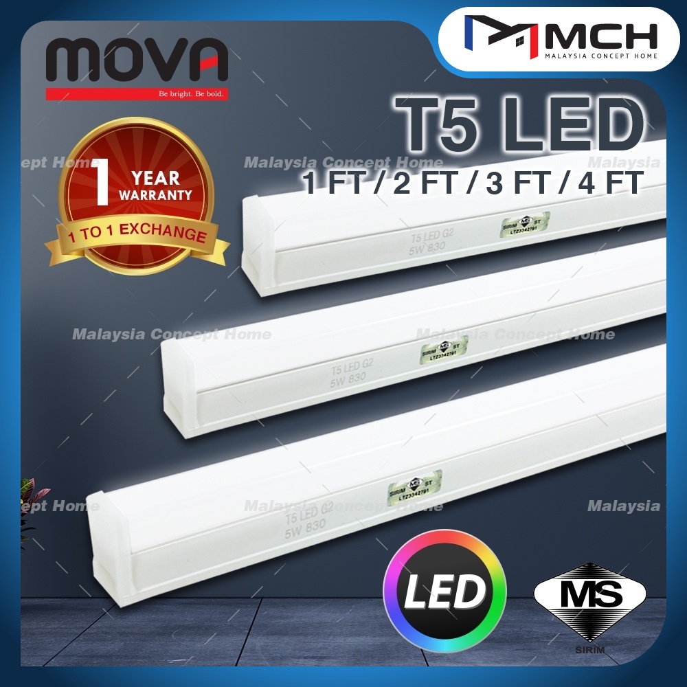 [SIRIM] LED T5 [1FT/2FT/3FT/4FT] [5W/9W/14W/18W] COMPLETE SET LED T5 | Shopee Malaysia