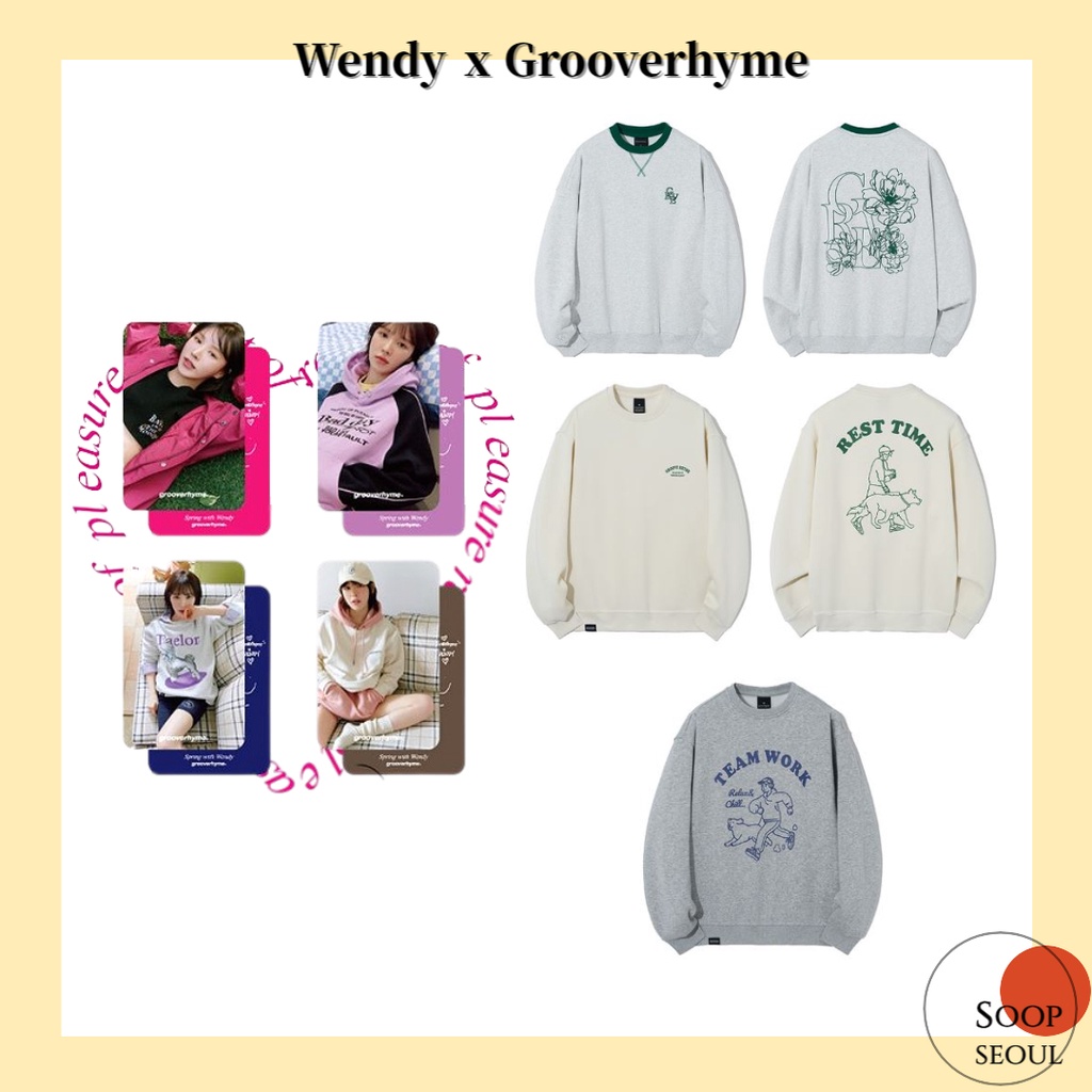 Wendy x Grooverhyme sweatshirts Official MD | Shopee Malaysia
