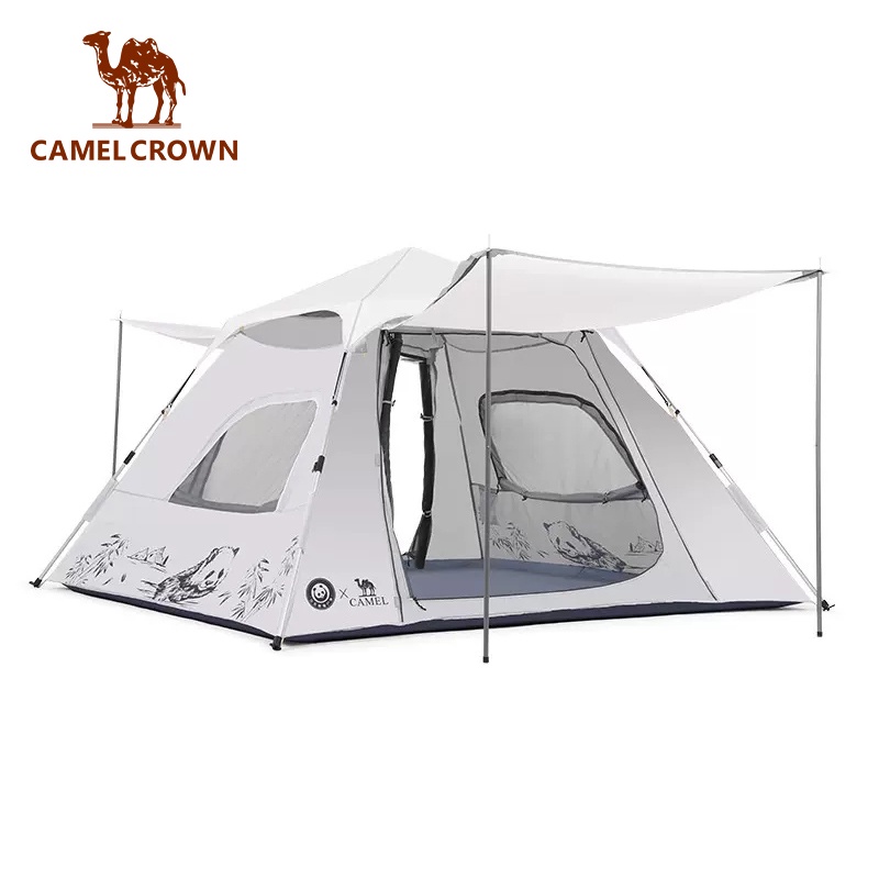 CAMEL CROWN Camping tent 4~5 people outdoor portable fully automatic ...