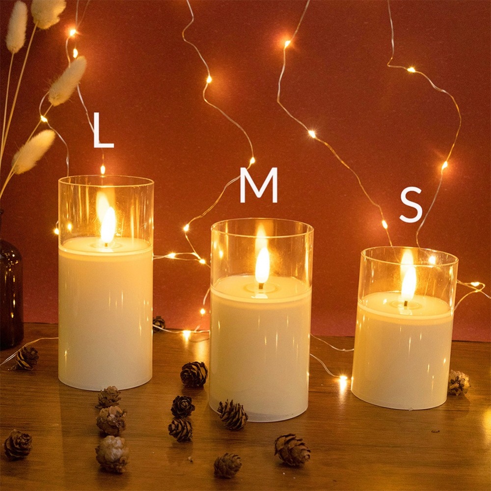 LED Candle Lamp 1 Pcs Birthday Party Decoration Simulation Candlelight ...