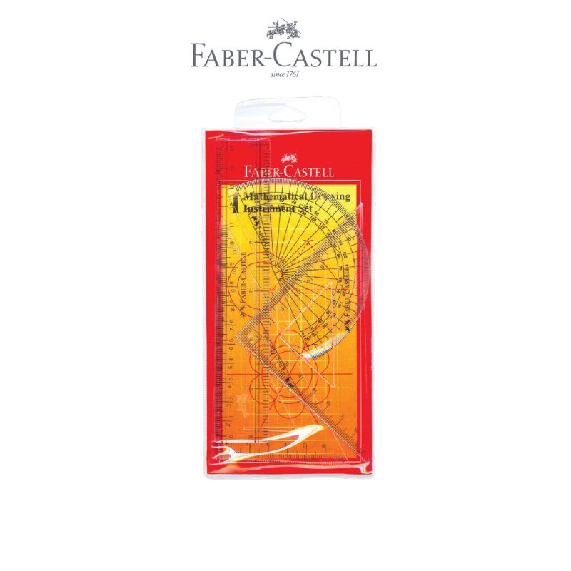 Faber-Castell Ruler Set, 4 pcs | Shopee Malaysia