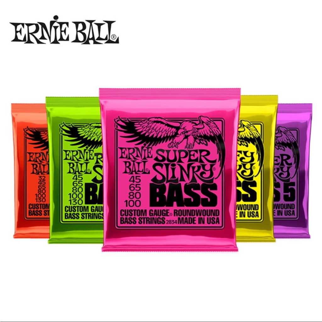 Ernie Ball 2221 2222 2223 Super Slinky Electric Guitar String Play Real ...