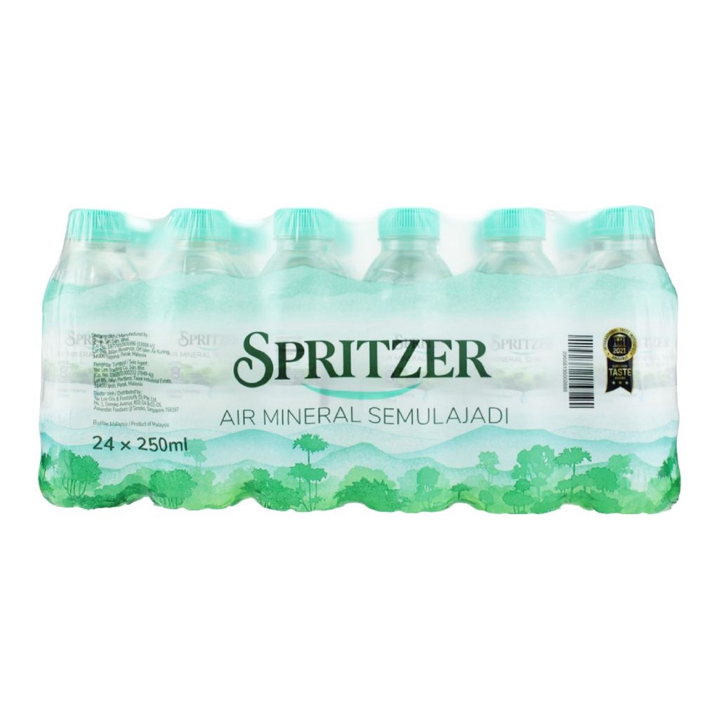 Spritzer Natural Mineral Water (24 x 250ml) | Shopee Malaysia
