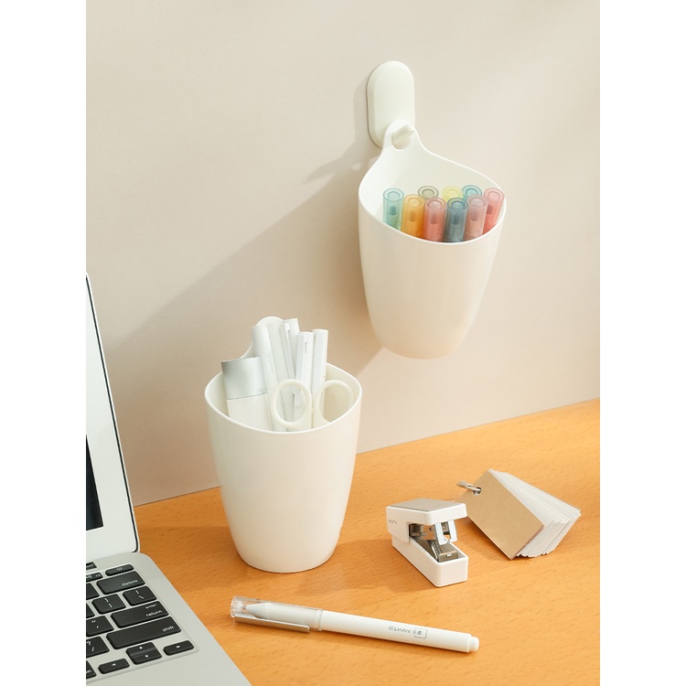 Baldi Storan Gantung Bilik Mandi Plastik Kecil Mini Desktop Tong Sampah ...