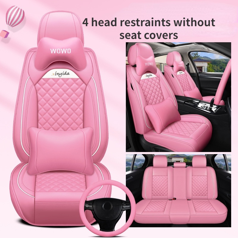 Universal Fit Full Coverage Car Seat Covers PU Leather Full Set Made ...