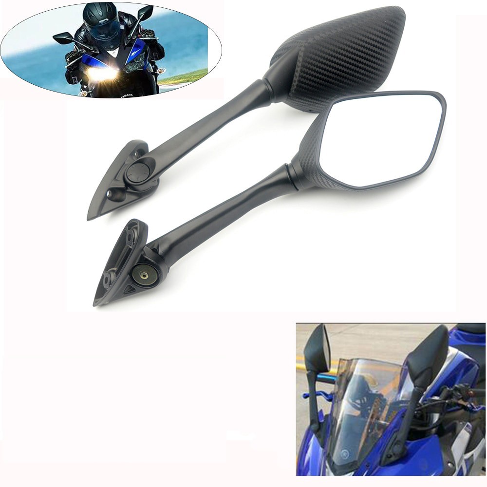 Side Mirror Yamaha NMax 155 125 YZF R3 R25 2015-2021 R25 R3 Style Long ...