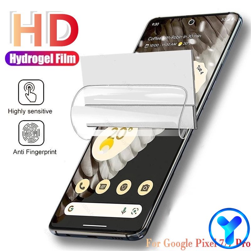 YB Full Cover High-sensitivity Soft TPU Hydrogel Film Shock-proof Phone ...